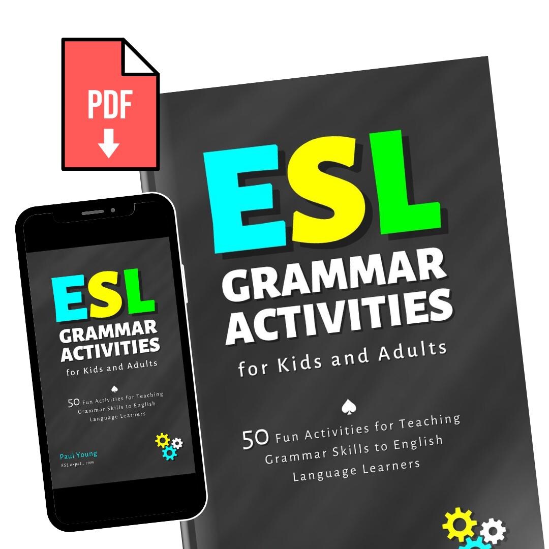 ESL Grammar Activities: 50 Fun Lessons for Kids & Adults (PDF Book) - Etsy