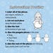 Penguin Cut and Glue Craft | Printable Color & Assemble Winter Activity ...