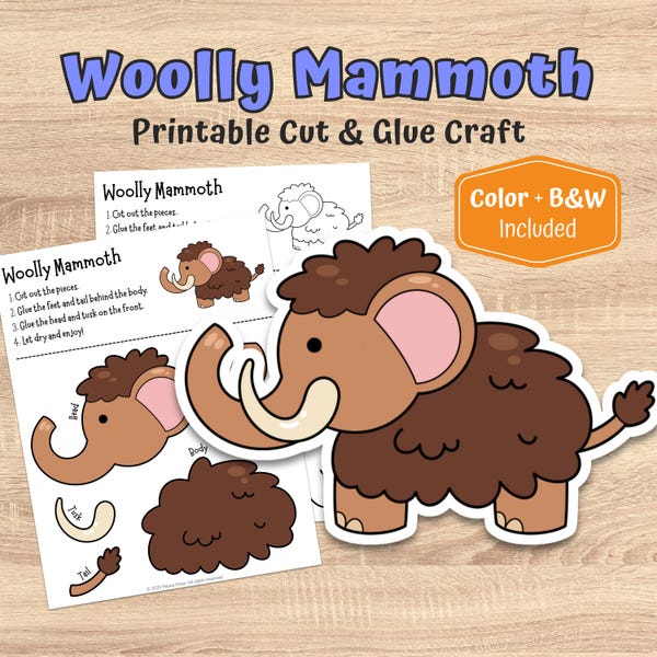 Woolly Mammoth - Etsy