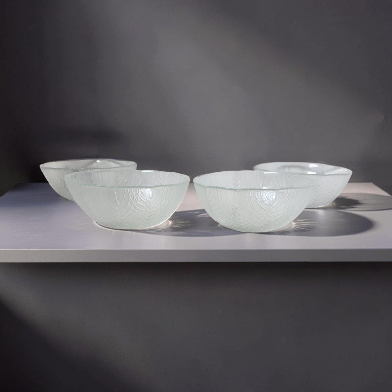 Glass Vintage Salad Bowl - Etsy