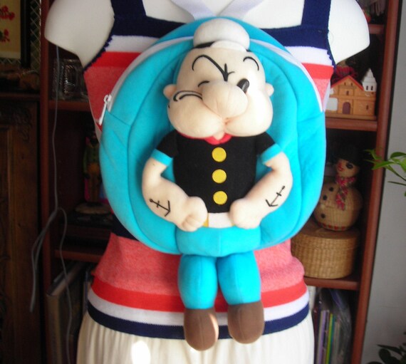 Rare. Vintage Popeye The Sailor Backpack. Classic Am… - Gem