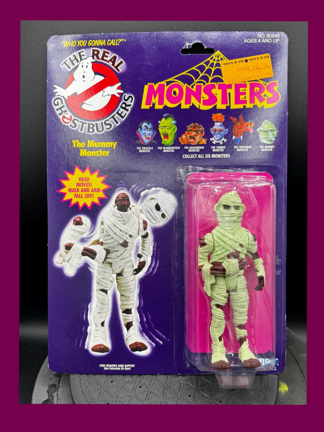 The Real Ghostbusters Mummy Monster Action Figure Kenner Vintage New ...