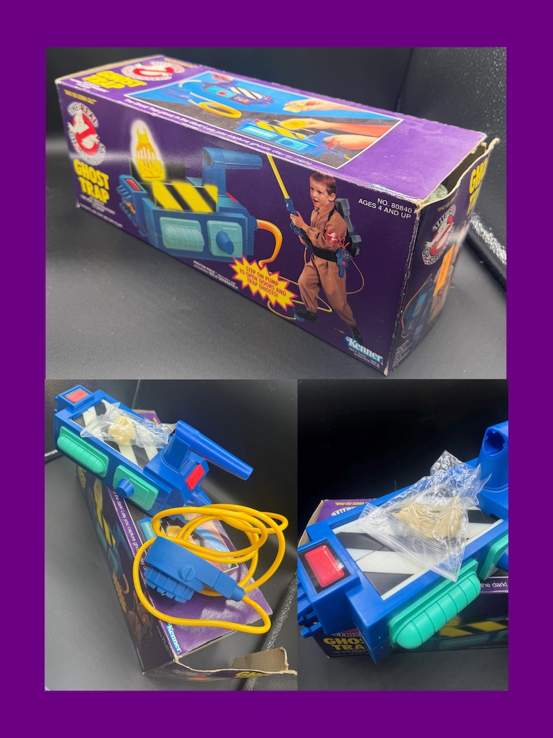 Vintage Ghostbusters Toy, 1989 Ghost Trap. VERY GOOD CONDITION Kenner ...