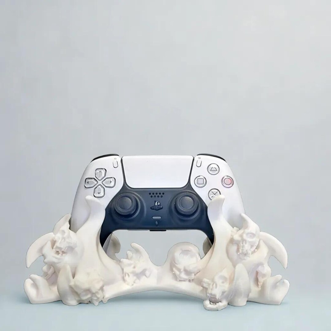 Skull Demon PS5 Controller Stand | Gothic Gamepad Holder | Gamer Gift ...