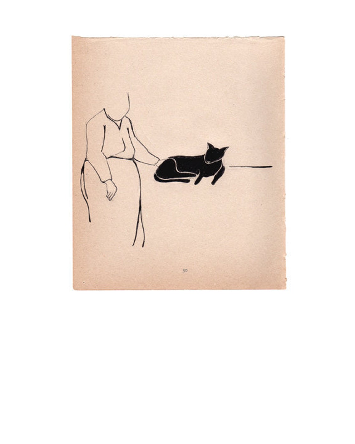 Cat Lady Art Print - Etsy