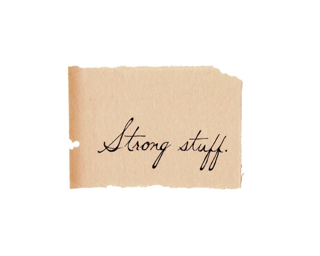 Strong Stuff - Art Print - Etsy