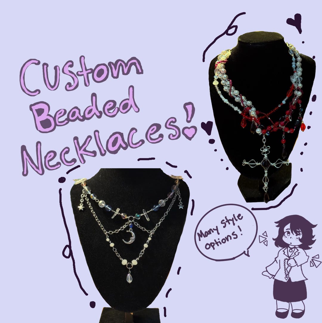Custom Beaded Necklaces! - Etsy
