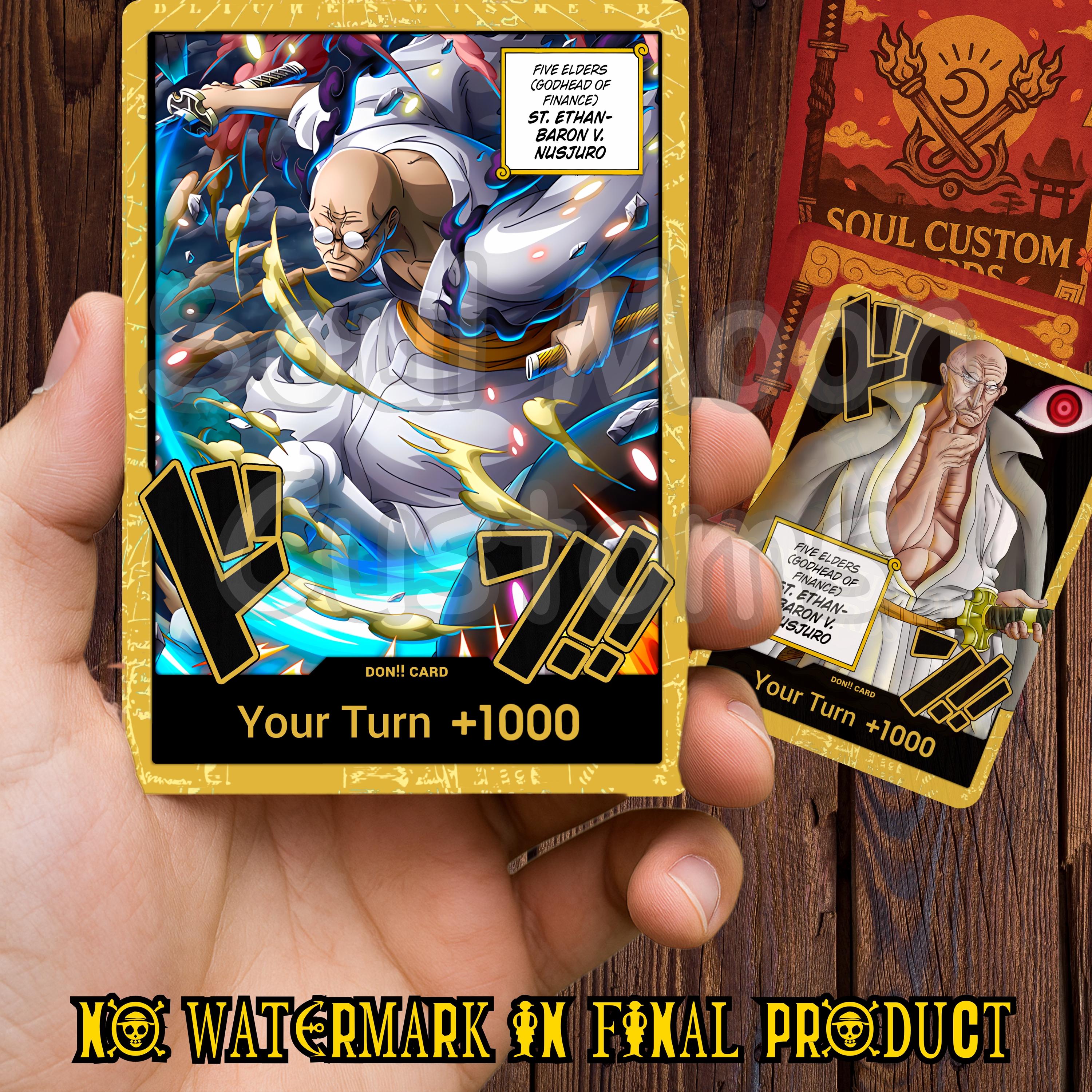 One Piece Proxy IMU DON!! Cards – 10x Five Elders Pack | Human & Zoan ...
