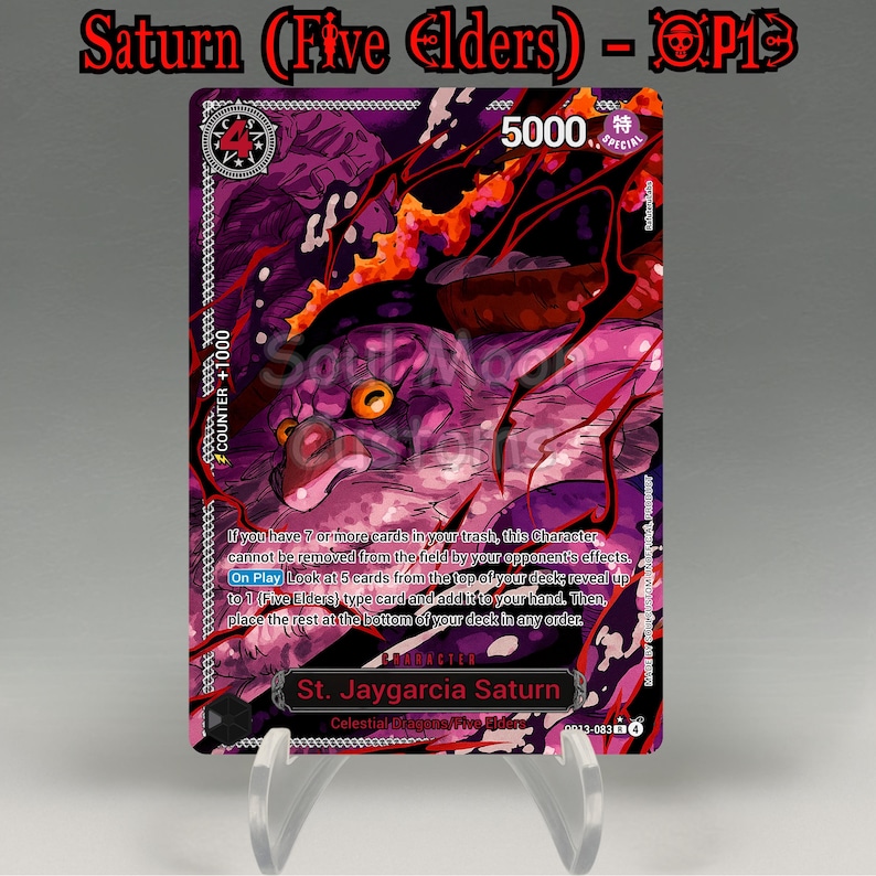 One Piece IMU Gorosei TCG Proxy, Elders St. Jaygarcia Saturn Character ...