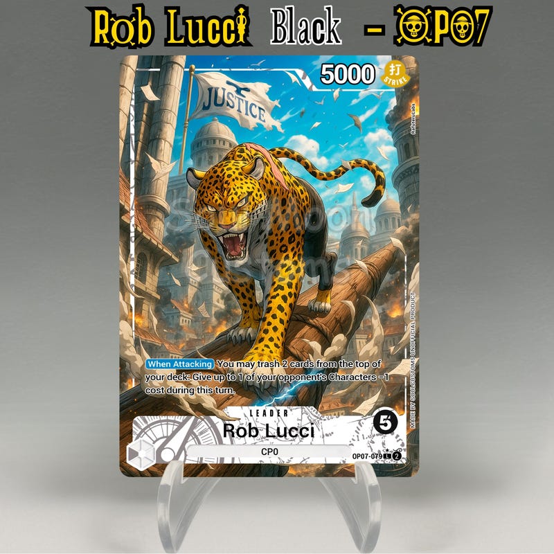 Rob Lucci One Piece Svg - Etsy