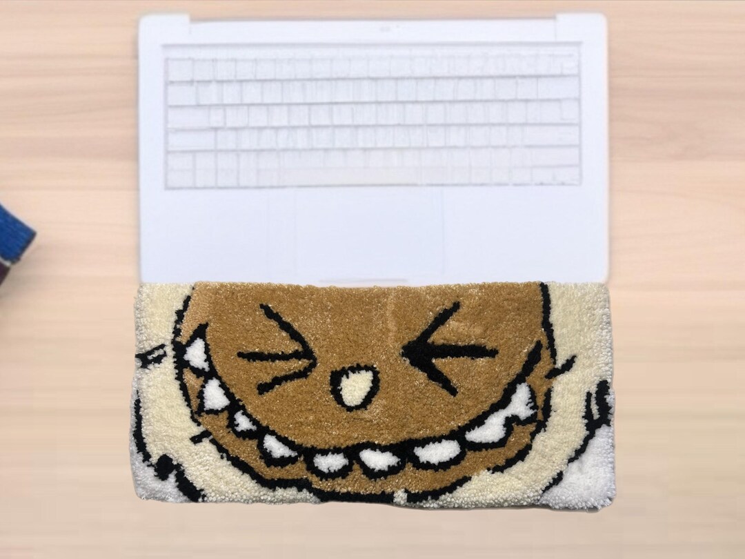 Furry Monster Keyboard Rug | Custom Furry Monster Tufted Rug | Monster ...