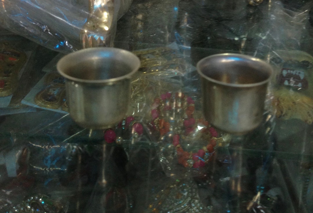 Silver Water Cup Deity Cup Miniature Cup Alter Supplies - Etsy