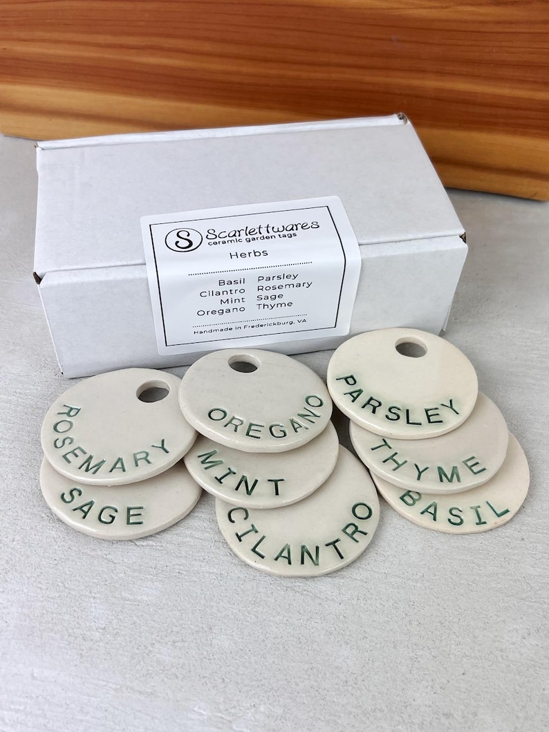 Garden Markers Plant Labels Ceramic Weather Resistant - Etsy