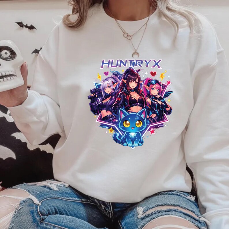 Kpop Huntrix PNG, Demon Hunter , Huntrix Clipart, Anime Lover Gift ...