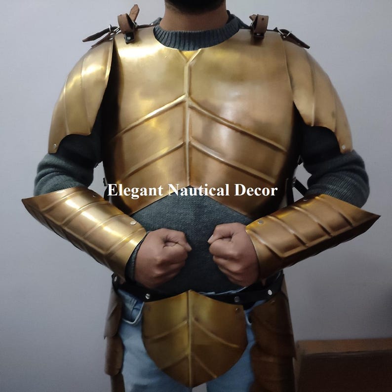 Medieval Steel Elven Armor Set, LARP Cosplay Costume - Etsy