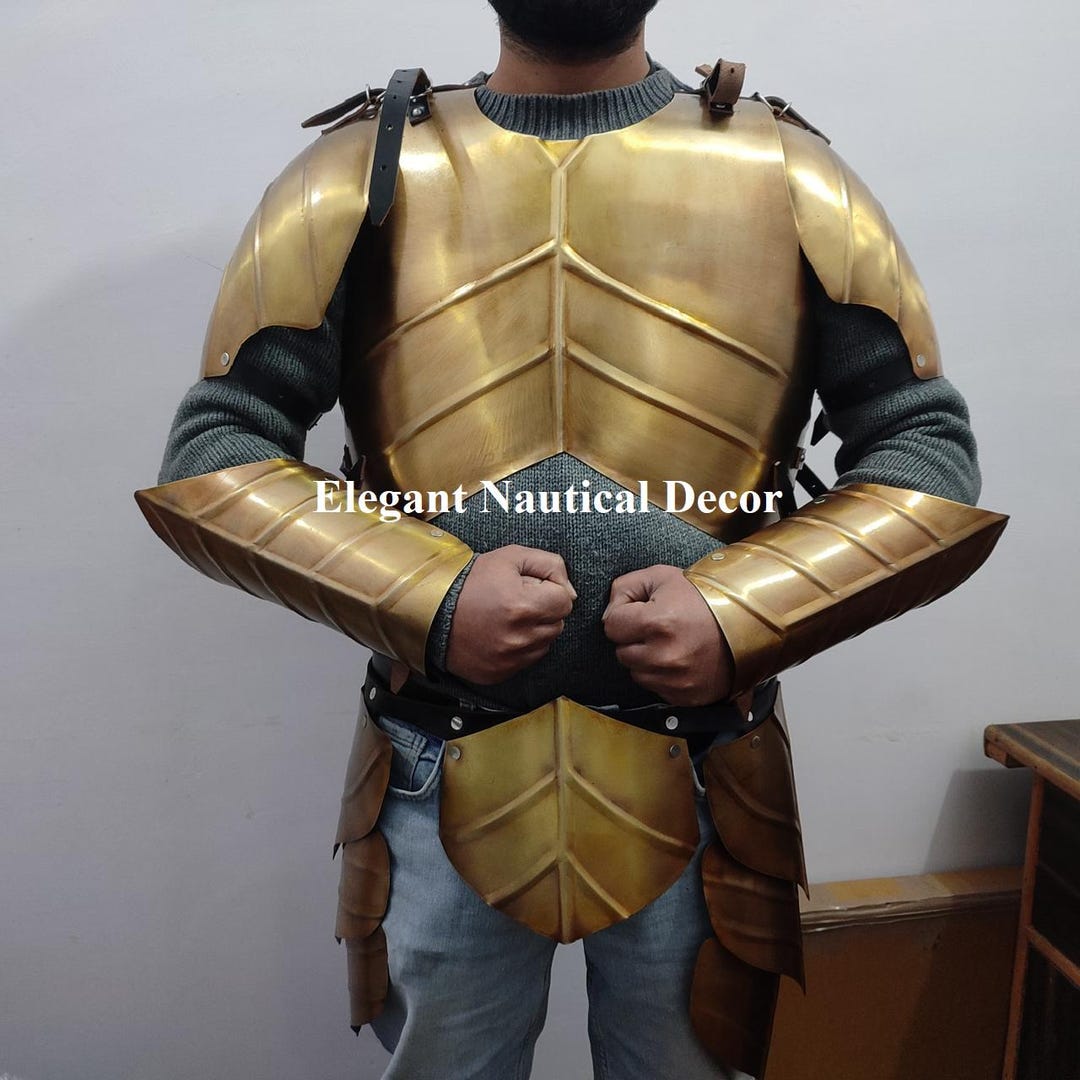 Medieval Steel Elven Armor Set, LARP Cosplay Costume - Etsy