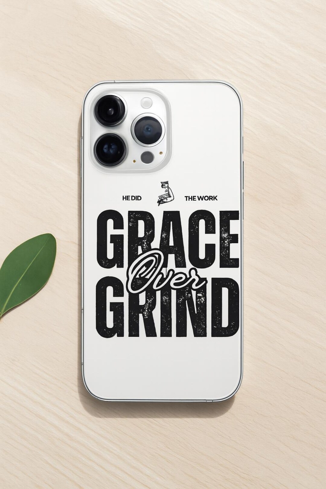 Grace Over Grind iPhone Case – Clear Christian Phone Cover ...