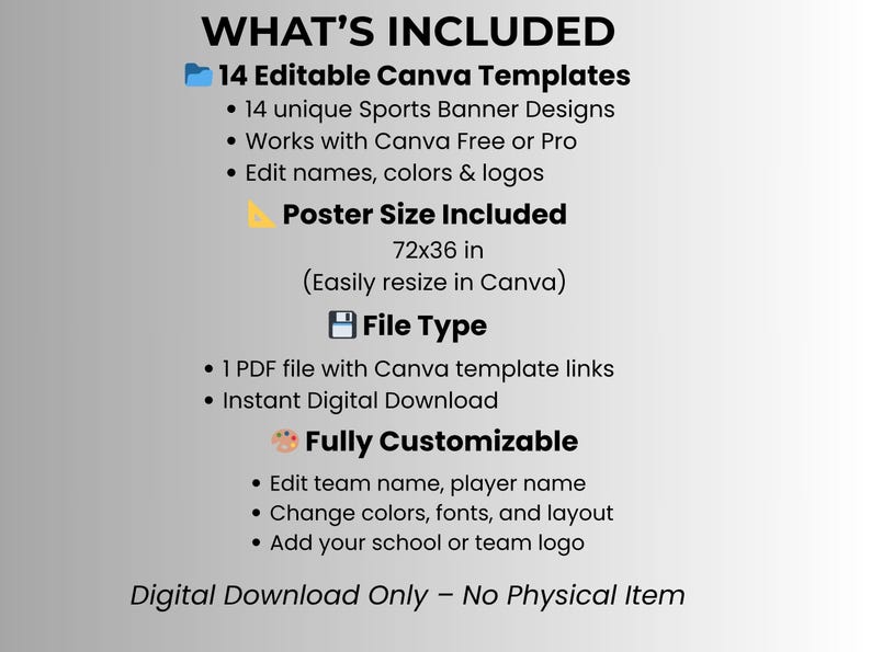Editable Senior Night Poster Template: Custom Team Canva Design | 2026 ...