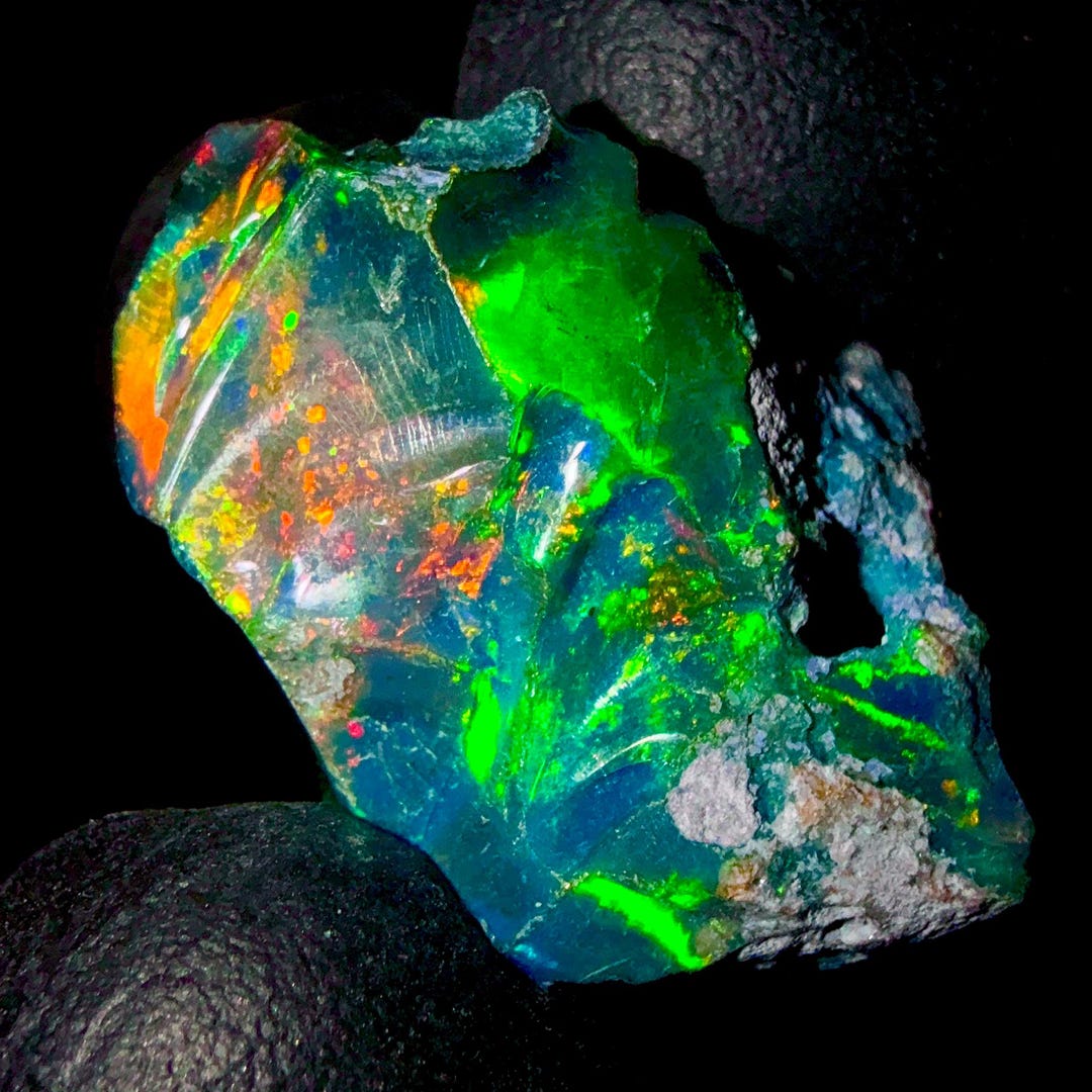 Natural Fire Opal Raw, A+ Cut Grade Opals 17.60 Ct 23x17x15 Mm, Opal ...