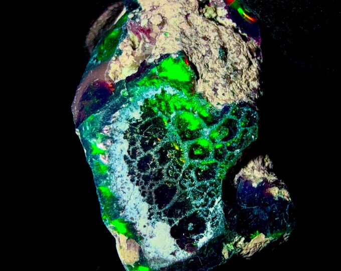 Opal Rough, Natural Dry Opal Raw, 23x16x9 Mm, Fire Opal Raw, Ethiopian ...