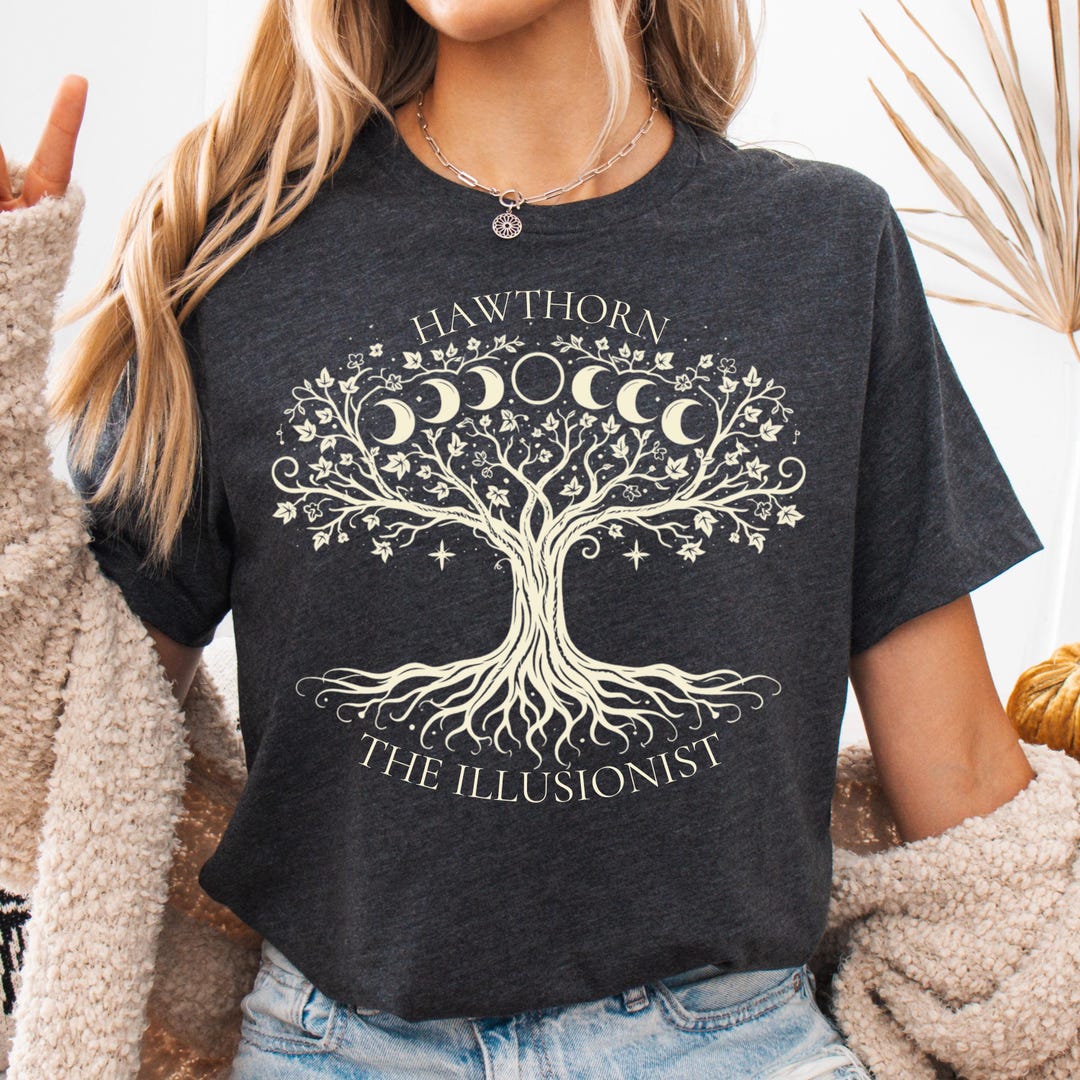 Hawthorn Celtic Tree Zodiac T-shirt | Woodland Astrology Shirt | Pagan ...