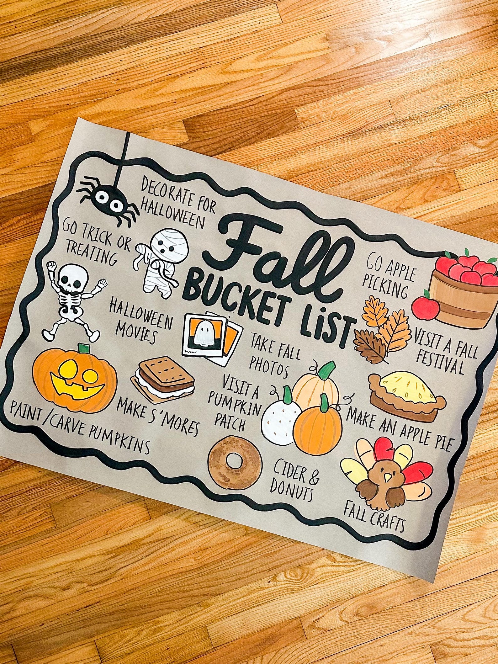 Custom Hand-painted Banner | Birthday, Party, Event, Celebration (fall ...