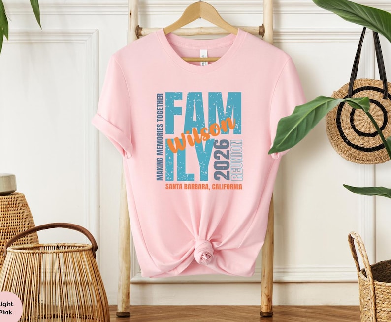 Family Reunion 2026 Shirts, Personalized Family Reunion Shirt, Matching ...