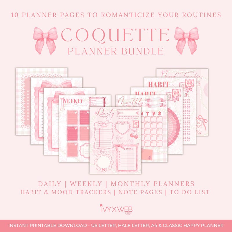 Coquette Journal - Etsy