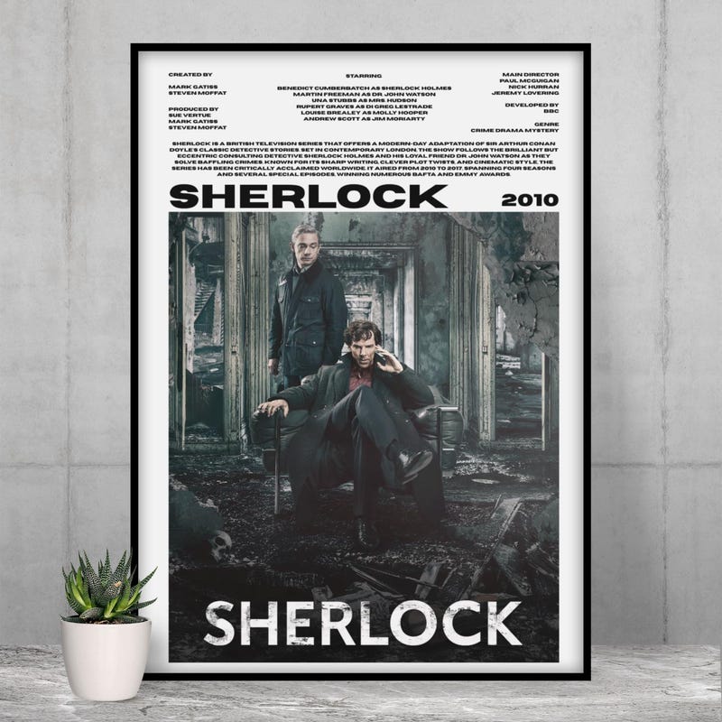Sherlock Poster - Etsy