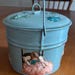 Vintage Hand Painted Tin - Etsy