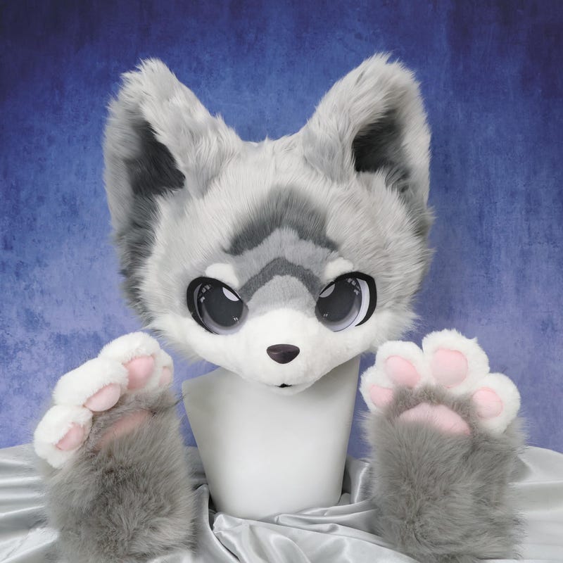 Spirit Halloween Fursuit Mask - Etsy