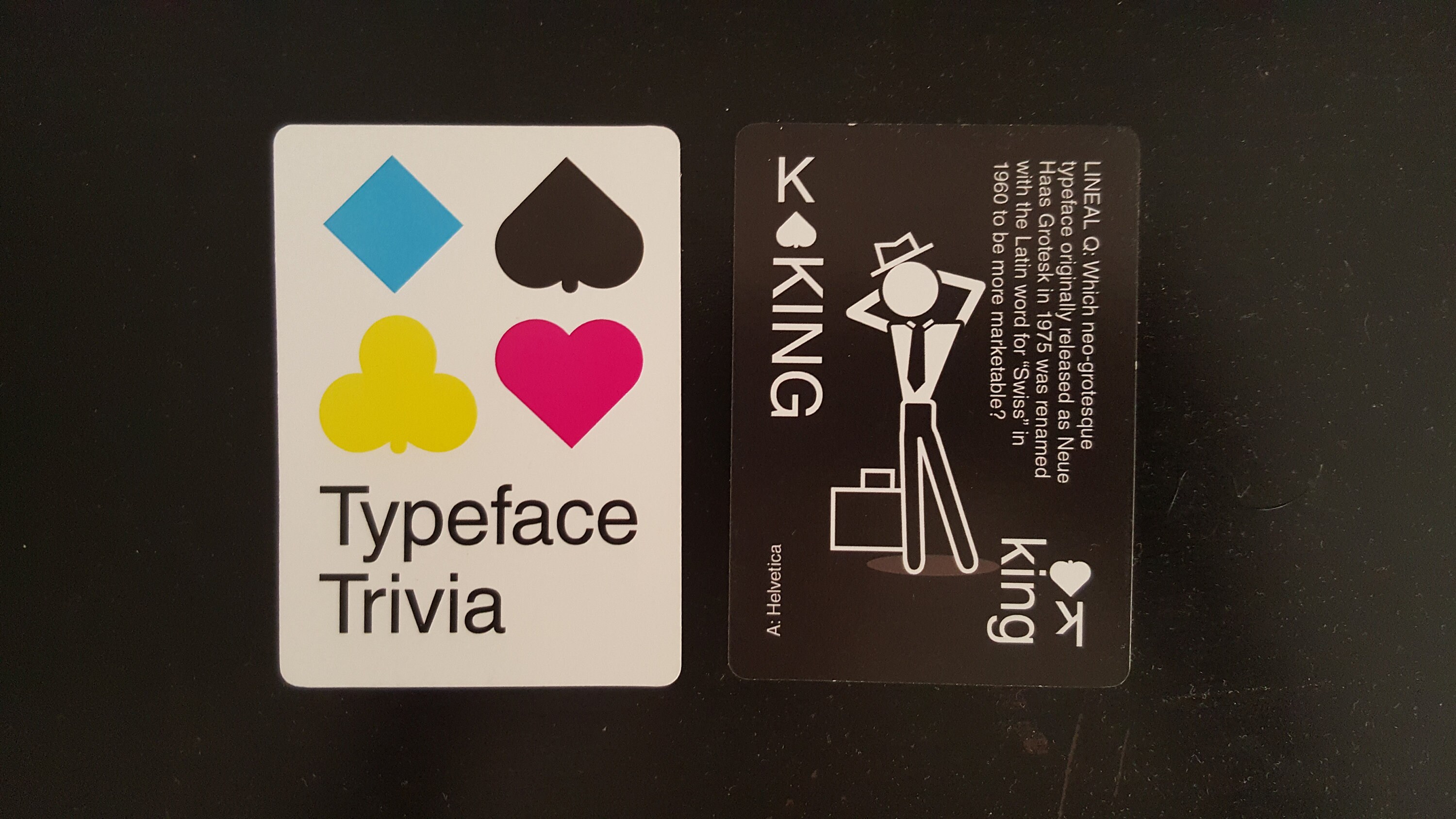 Playing Cards: Graphic Design Themed Type Trivia Poker Cards - Etsy