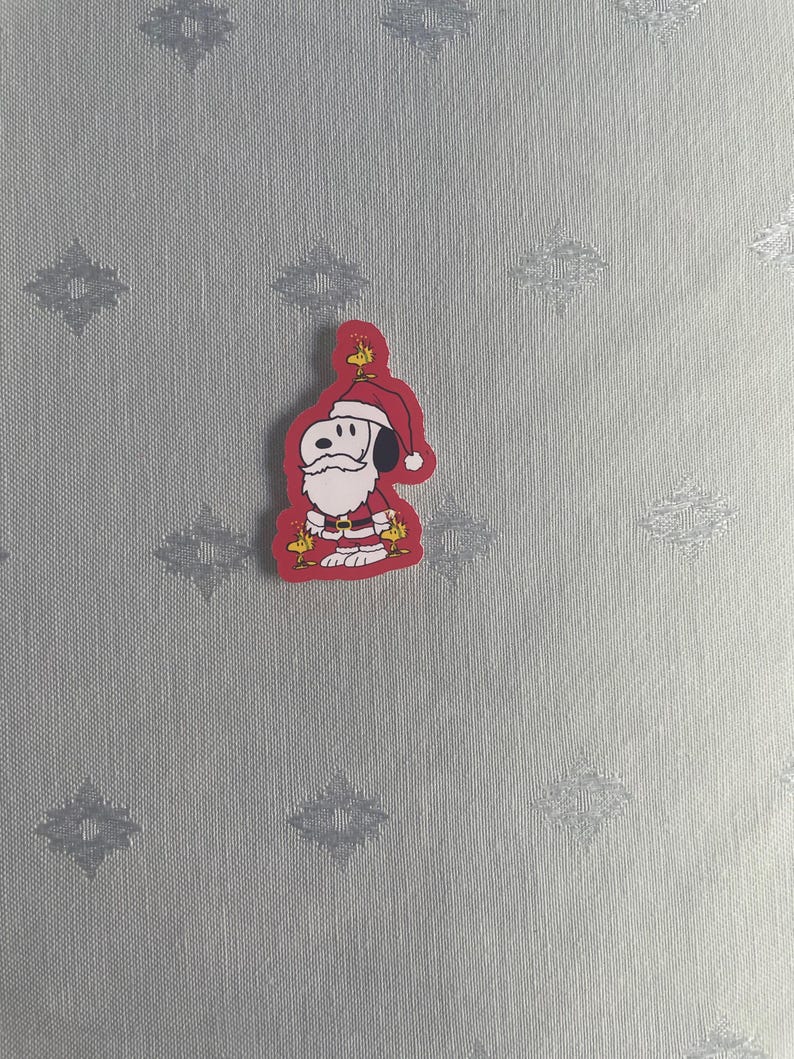Christmas Snoopy Stickers | Peanuts Holiday Vinyl Decals - Etsy