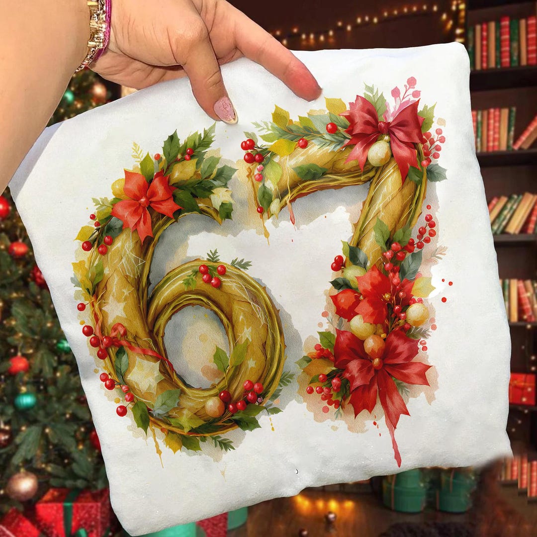 Six Seven Christmas Design: Genz Meme PNG (digital Download) - Etsy