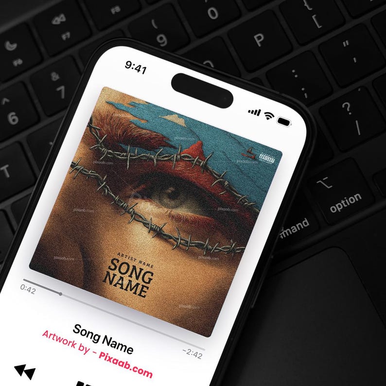 Wired Vision Album Cover Art – PSD + JPG Custom Package | Editable ...