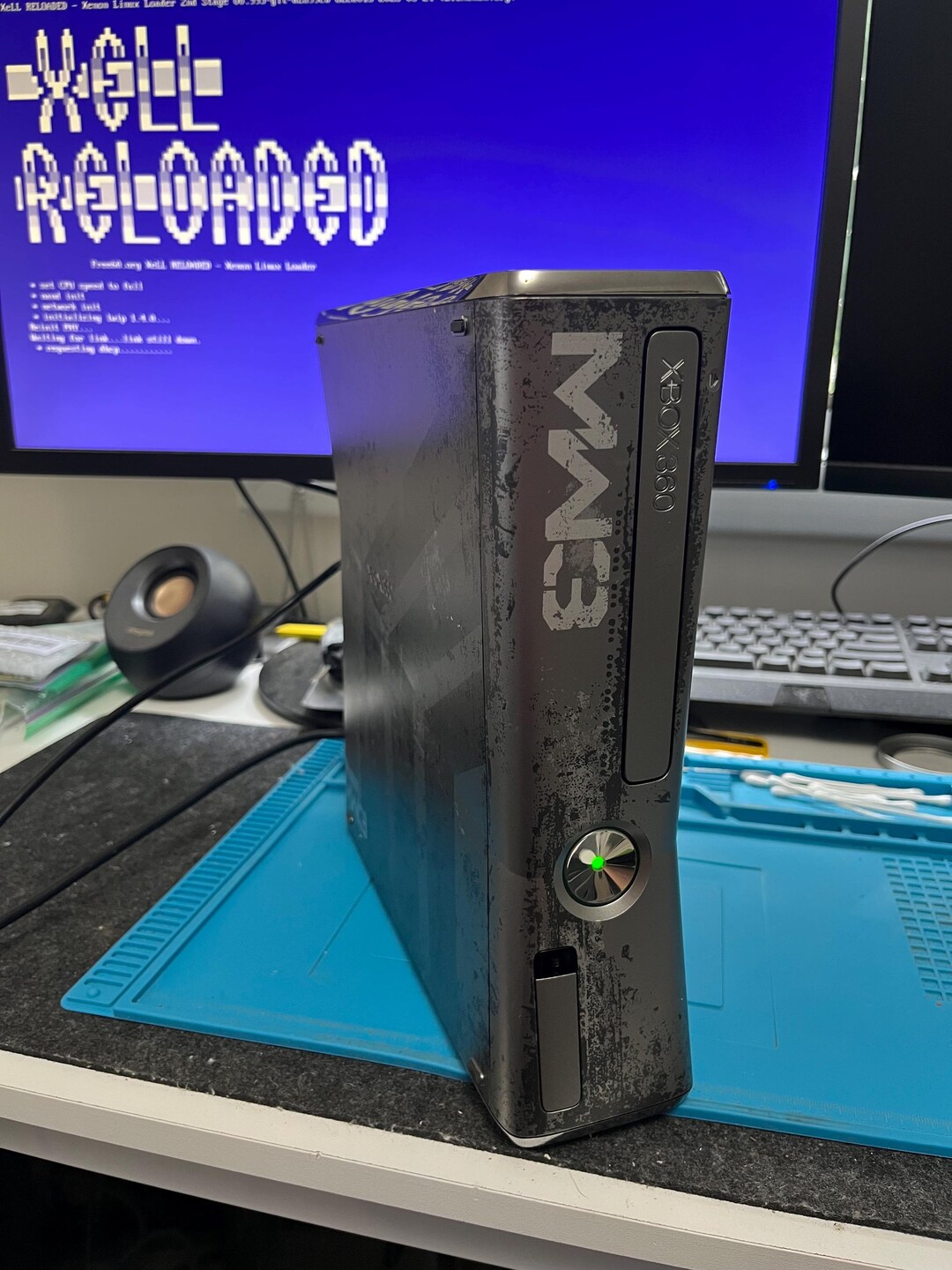 Xbox 360 Slim Limited Edition MW3 Modern Warefare 3 RGH Console 320GB ...