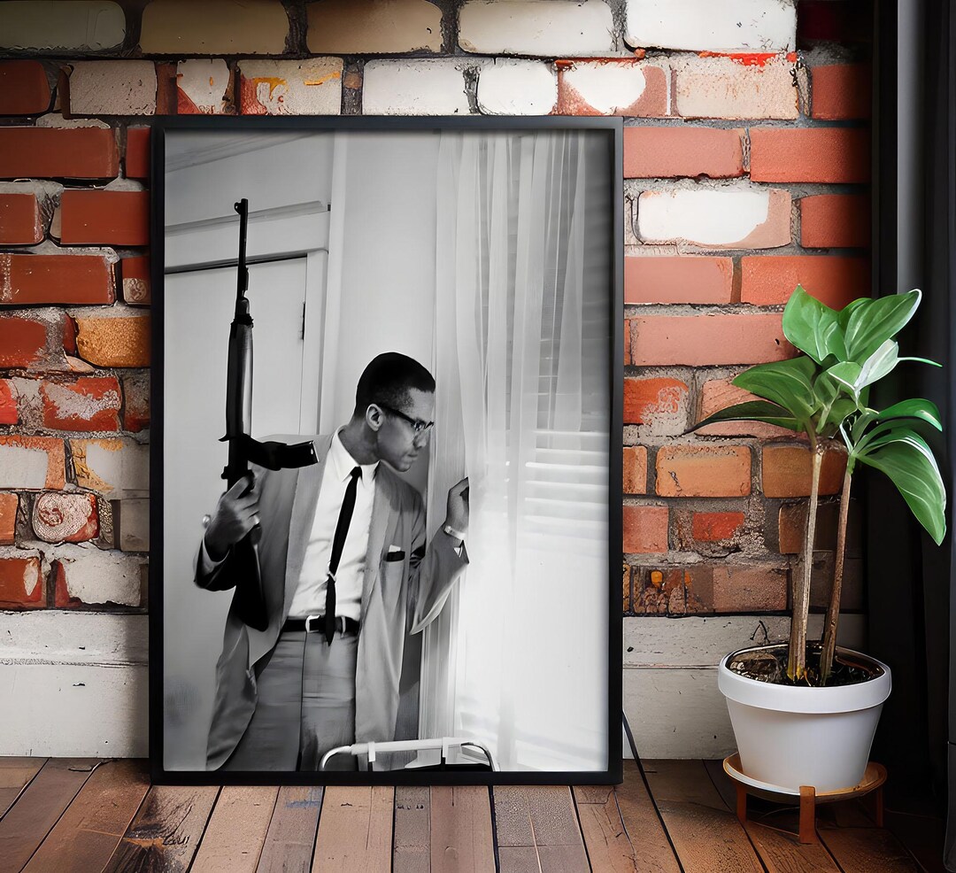 Malcolm X Canvas Wall Art - High-quality Print, Free Shipping, Ready to ...
