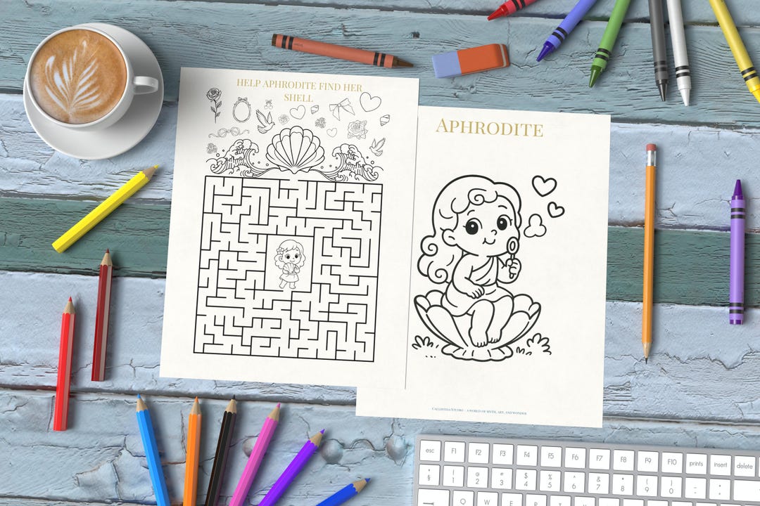 Baby Aphrodite Worksheet: Greek Gods Activity Pack Greek Mythology ...