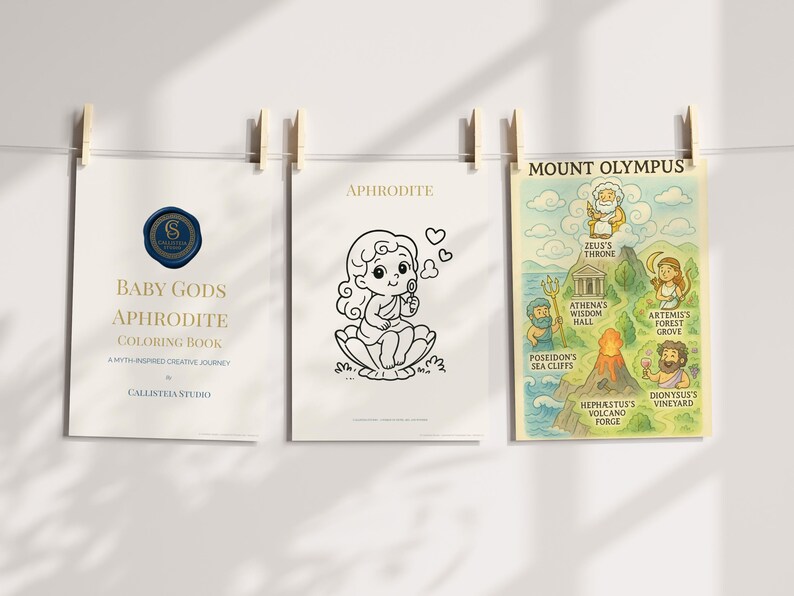 Baby Aphrodite Worksheet: Greek Gods Activity Pack Greek Mythology ...