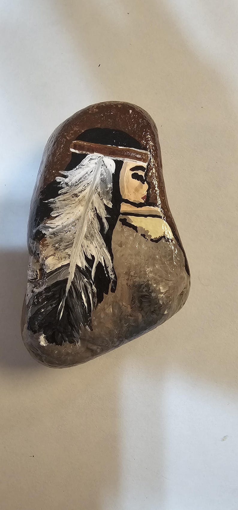 Set of 5 Native Indian Inspired Hand Painted Rocks - Etsy