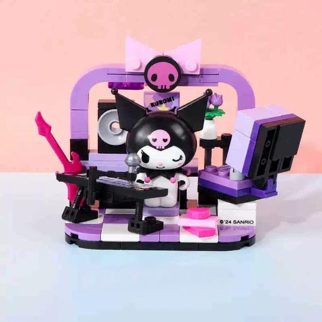 KUROMI Music Studio Building Blocks Set | Sanrio Building Toy ...