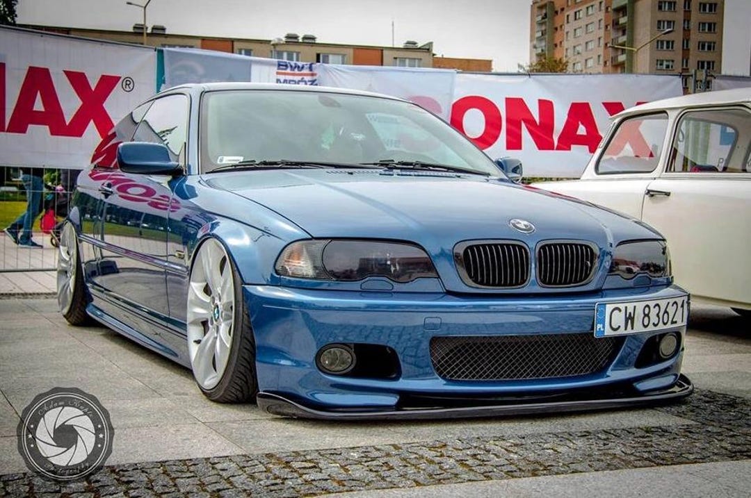BMW E46 M-sport Front Bumper Lip – HM Look - Etsy