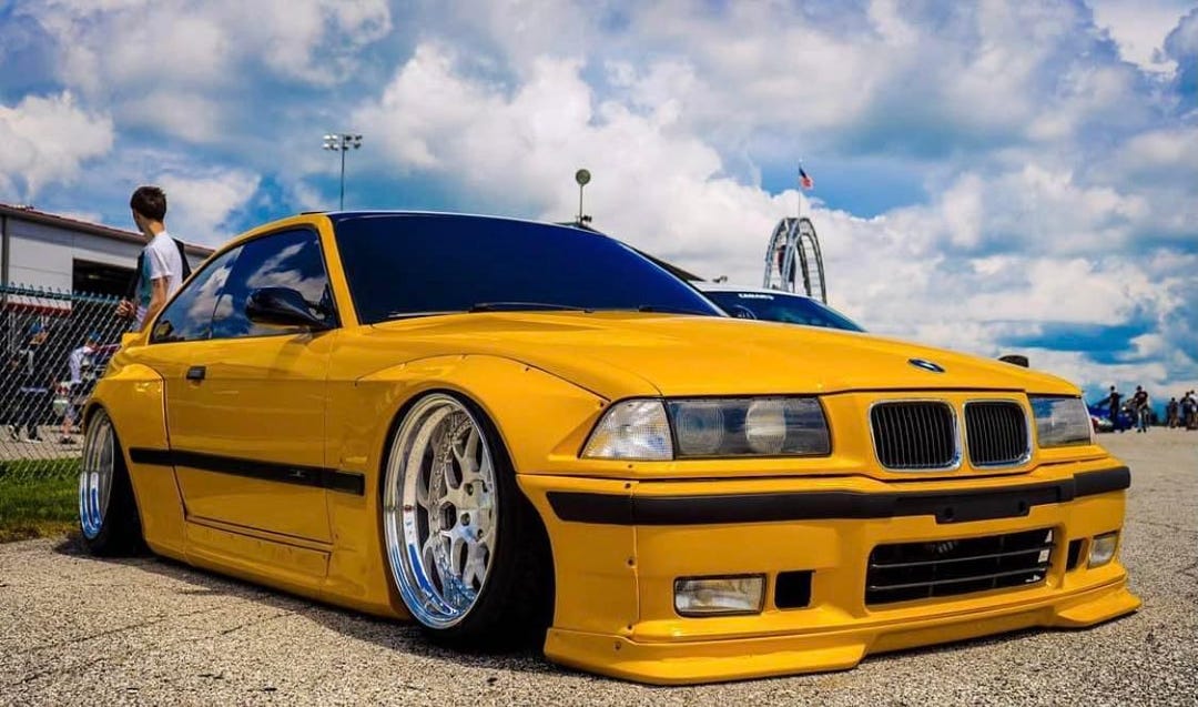 BMW E36 Coupe Wide Body Kit – Pandem Style | 12-piece Set - Etsy