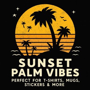 Palm Tree SVG Bundle Tropical Leaves PNG Clipart Beach Summer Digital ...