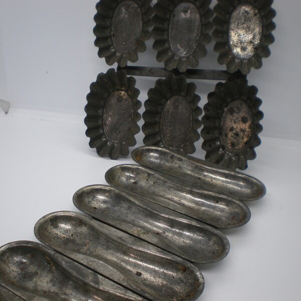 Vintage Tin Molds - Etsy