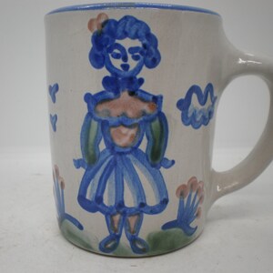 Vintage Hadley Mug Farm Girl Design - Etsy