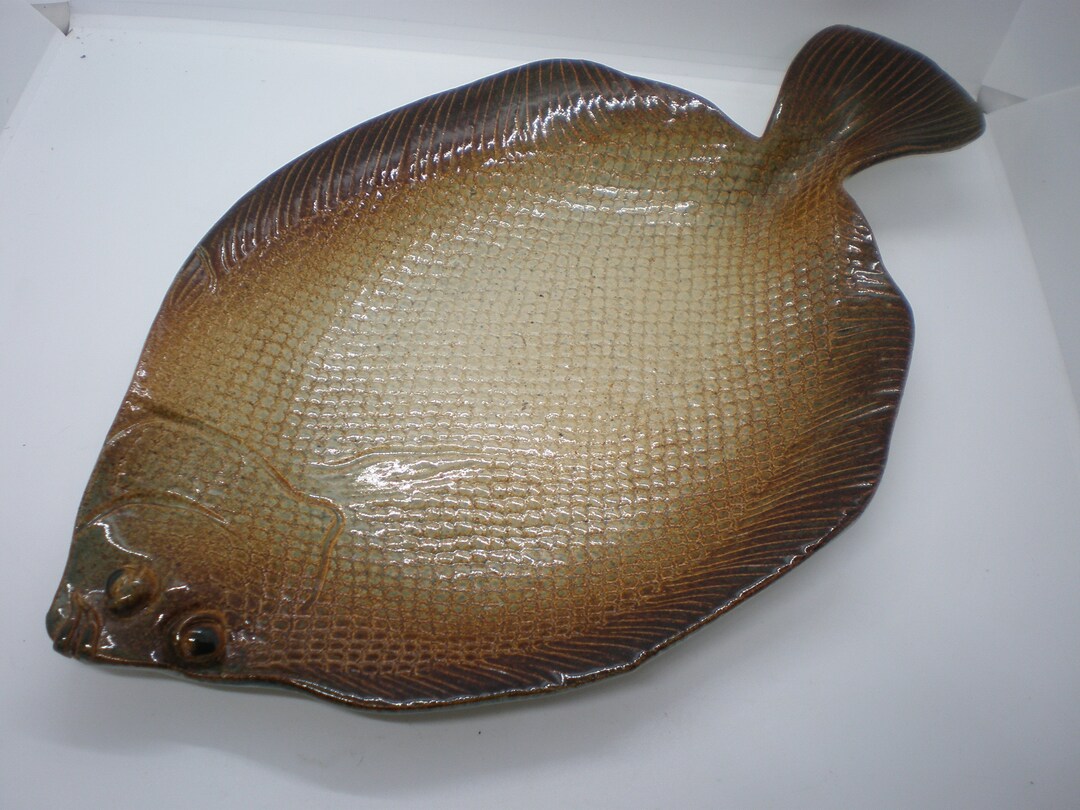 Vintage Nice Ceramic Fish Design Plate Platter - Etsy