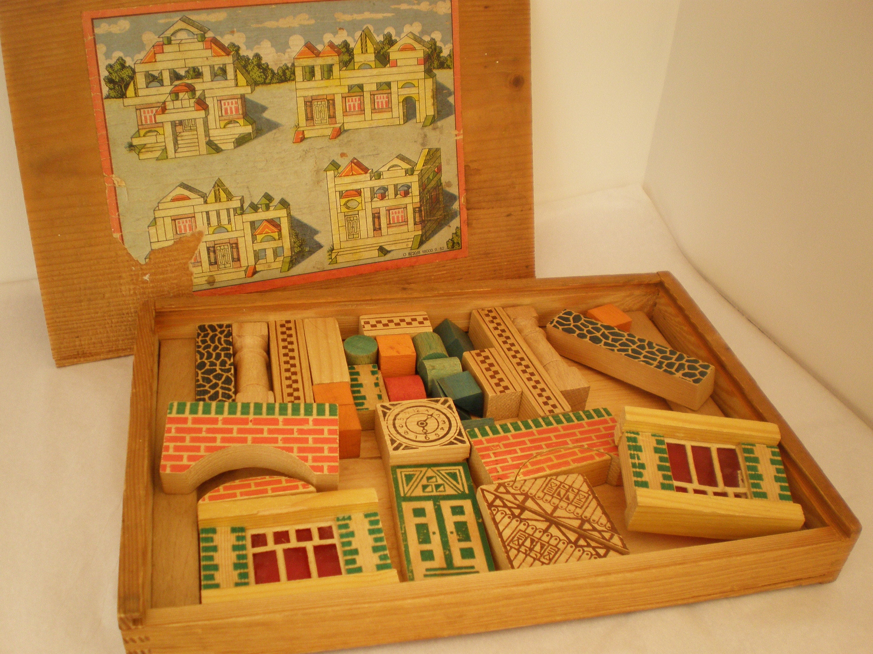 Vintage Antique Wood Blocks Set | Etsy