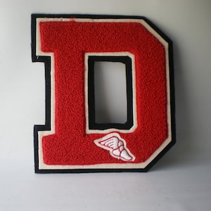 Scholastic Sports Red Letter d for Letterman's Sweater - Etsy