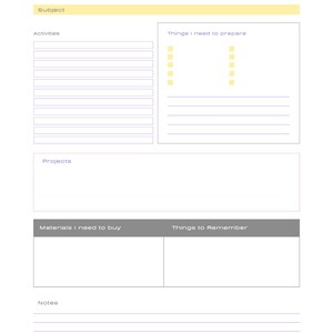 Printable Homeschool Planner: Daily, Weekly, Monthly Schedules (PDF ...